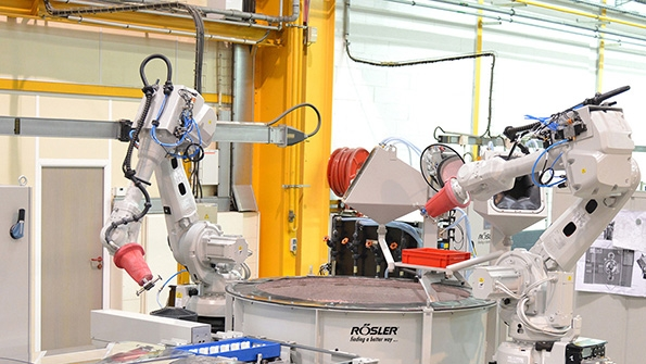 Robot Cuts Cycle Time for Mass Finishing | Foundry Management & Technology