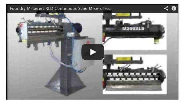 Palmer M-Series XLD High Speed Continuous Sand Mixers | Foundry ...