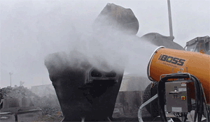 Mist System Suppresses Slag Dust During Ladle Emptying | Foundry ...