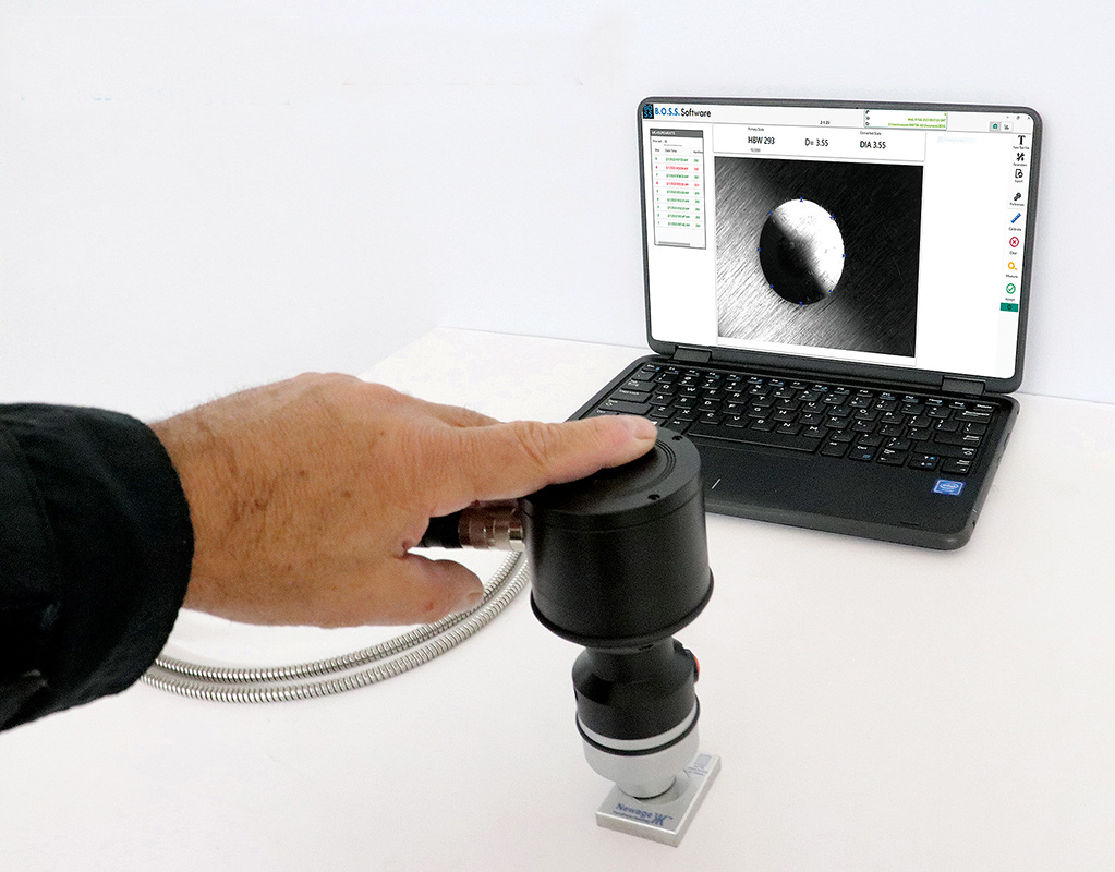 Improved Brinell Optical Scanning System | AMETEK Newage Testing ...