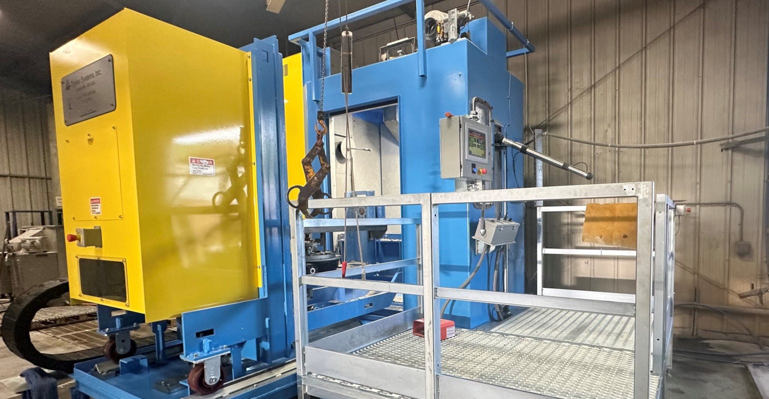 New Machine Speeds Ceramic Shell Cleaning | Franklin Precision Castings ...