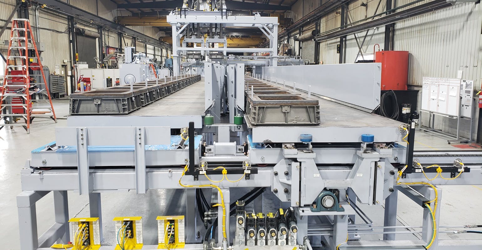 Aluminum Caster Leaping Forward with Electric Mold Handling | Sinto America | Foundry Management ...